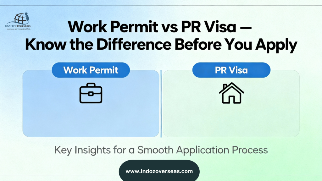 Work Permit vs PR Visa – Know the Difference Before You Apply